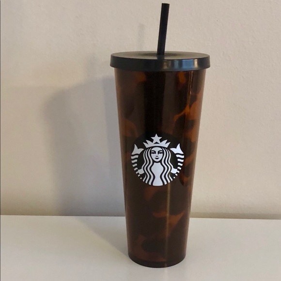 Starbucks | Accessories | Starbucks Tortoise Shell Tumbler 24 Oz Venti ...